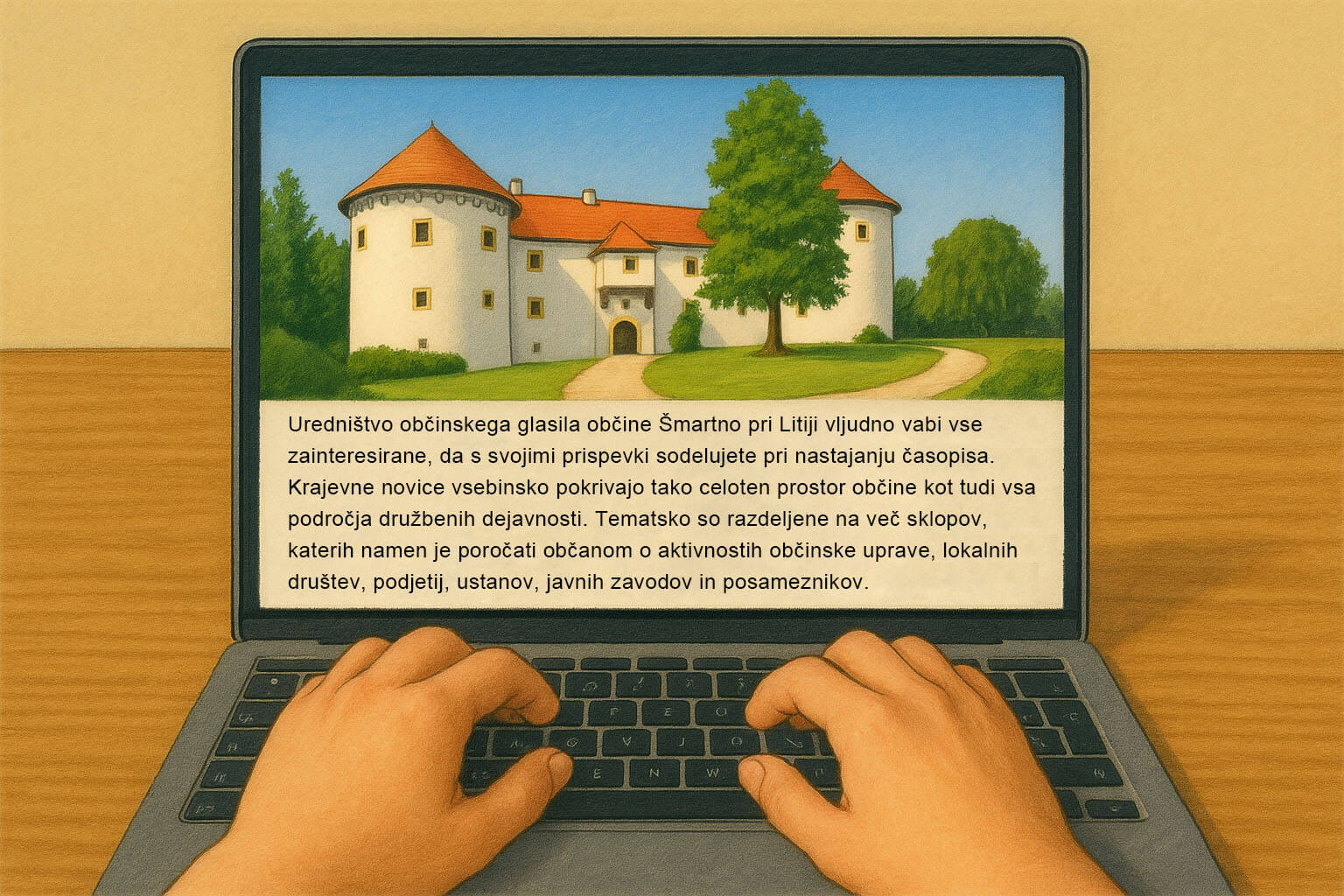 Povabilo k pisanju prispevkov za Krajevne novice – Občina Šmartno pri ...